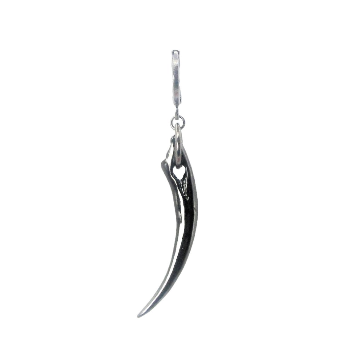 Gothic Jewelry Single Fang Earring Fang Drop Earring Hoop - Etsy