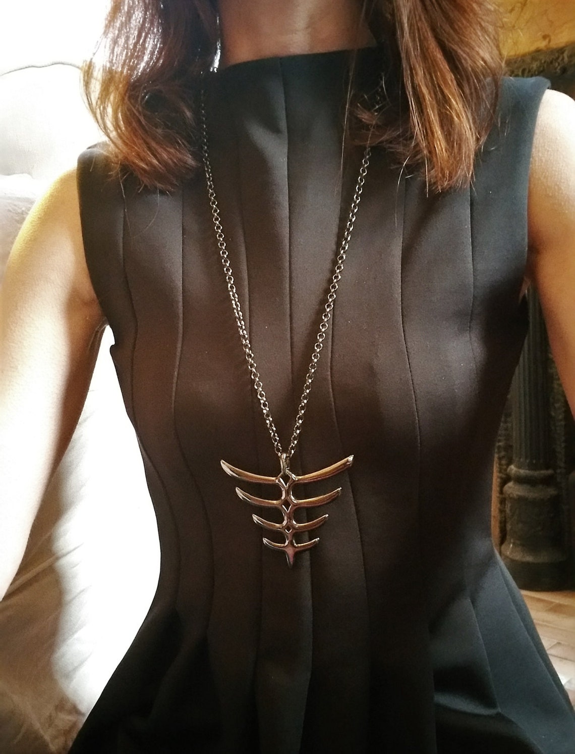 Sale 50% Off! Dark Jewelry, Goth Necklace, Gothic, Goth, Ribcage ...