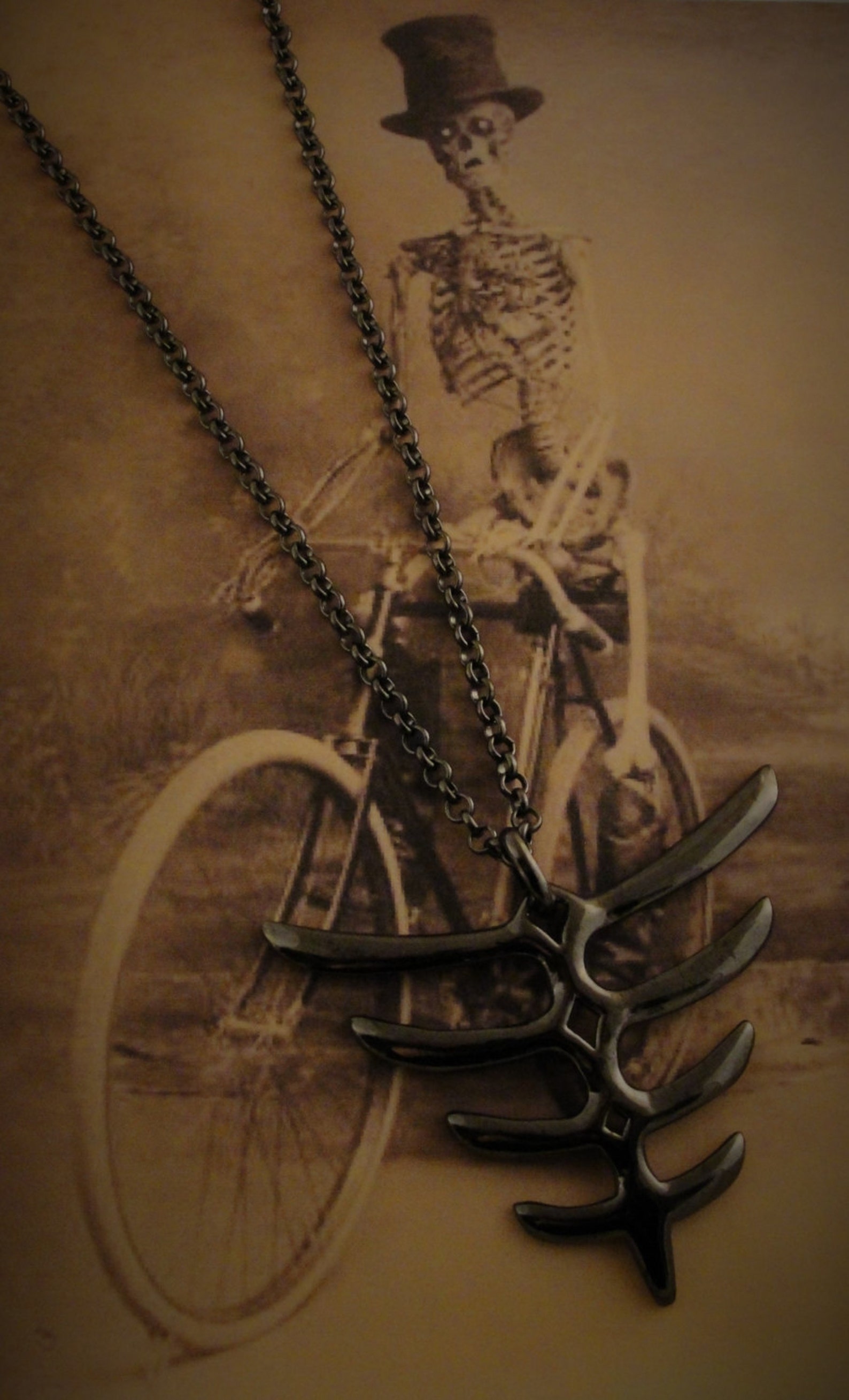 Sale 50% Off! Dark Jewelry, Goth Necklace, Gothic, Goth, Ribcage ...
