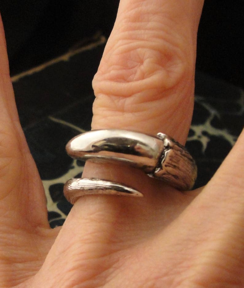 30% Off, Gothic Jewelry, Sale Claw Ring, Vampire, Wolf Claw Ring ...
