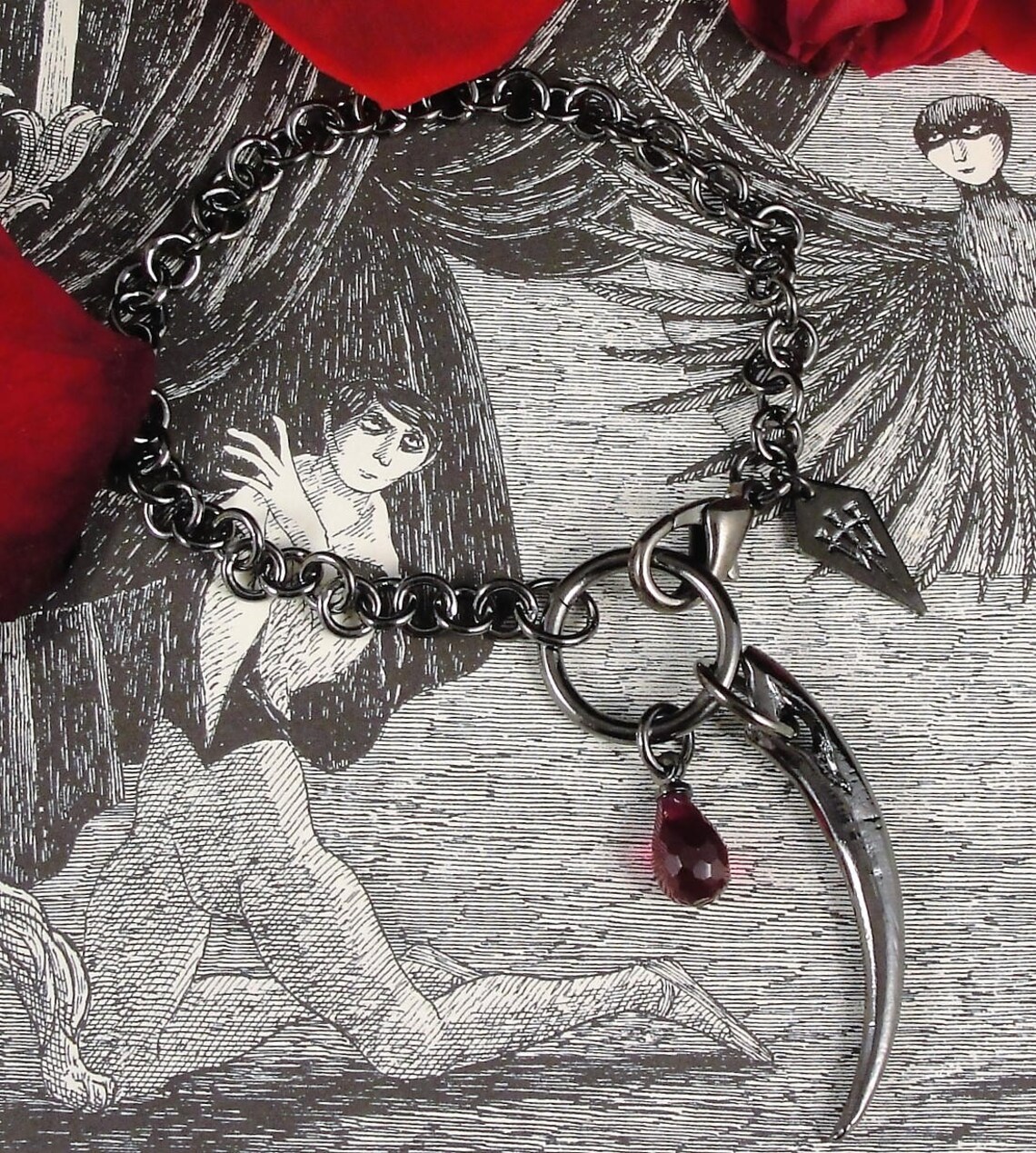 Vampire Jewelry, Gothic Jewelry, Gothic Wedding Jewelry, Vampire ...