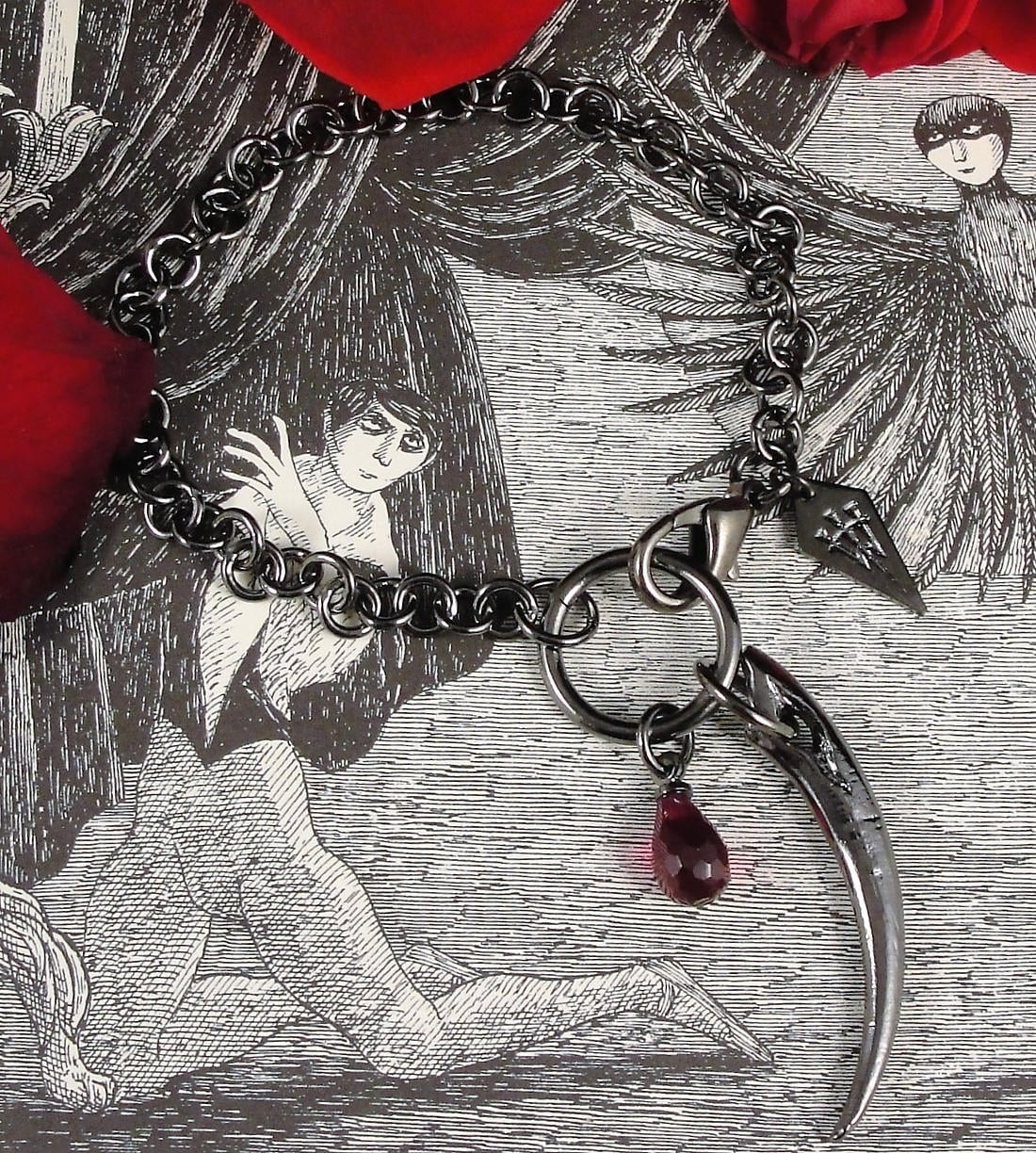 Vampire Jewelry, Gothic Jewelry, Gothic Wedding Jewelry, Vampire ...