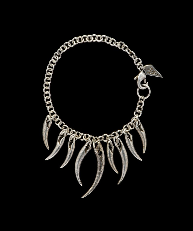 Vampire Fangs Gothic Jewelry Vampire Fang Bracelet Wolf - Etsy