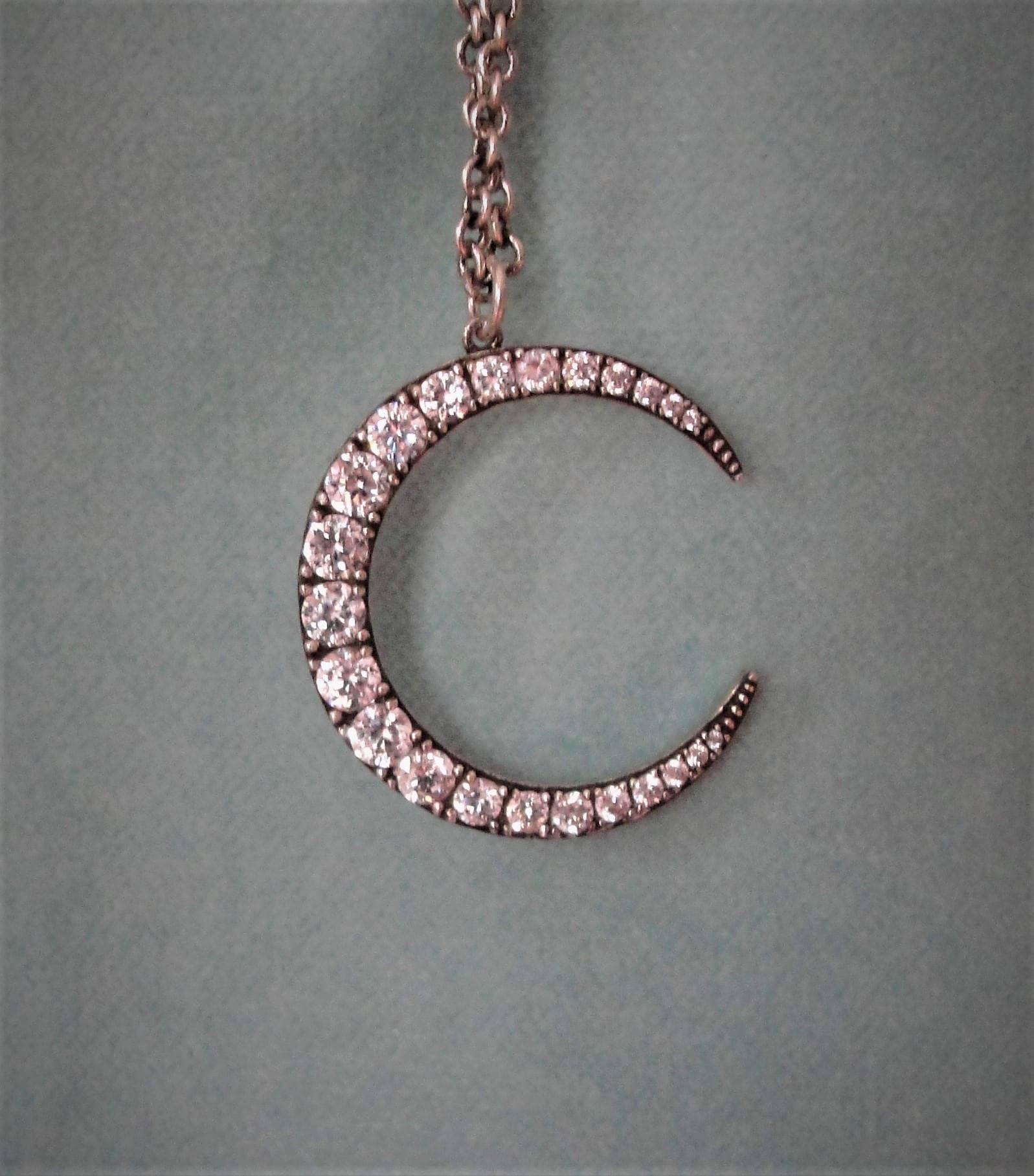 Moon Jewelry Moon Necklace Moon Pendant Crescent Moon | Etsy