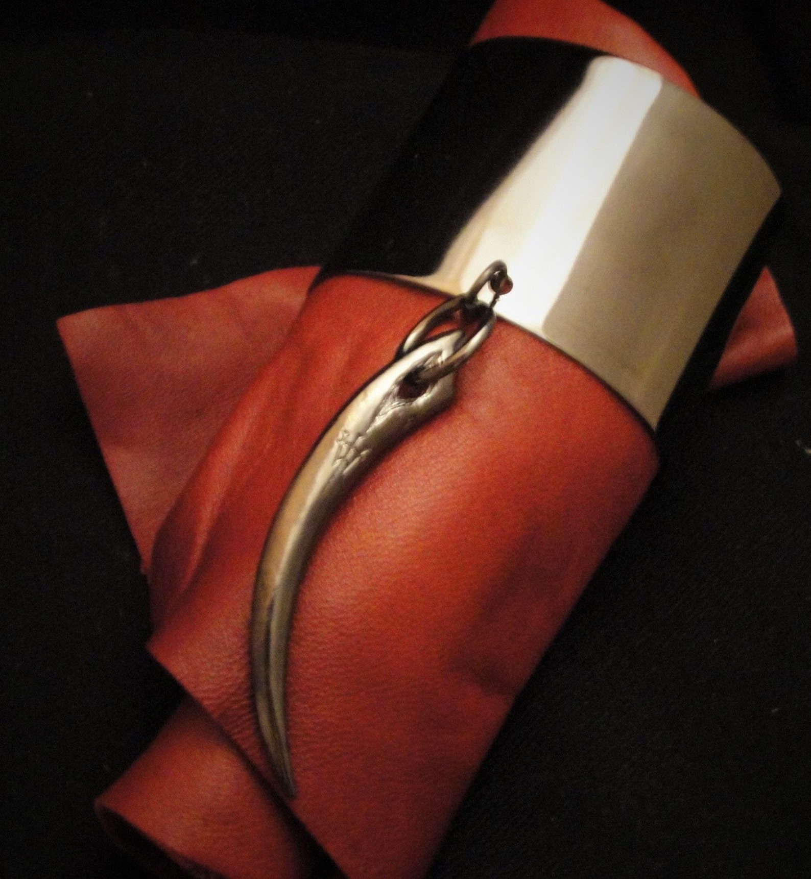 Large Cuff Bracelet, Fang Bracelet, Vampire Fangs, Cuff Bracelet ...