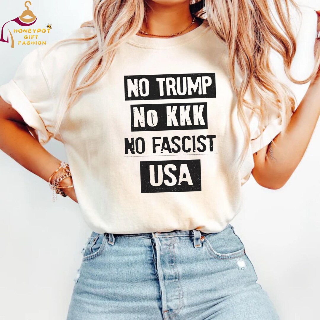 Anti Fascism Shirt, Protest Tee Political, Statement Shirt, No Hate Tee ...