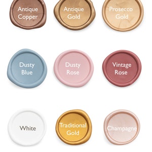 Wax Seal Buffalo Heart Design, Pre-made Sticker Wax Seals Set for ...