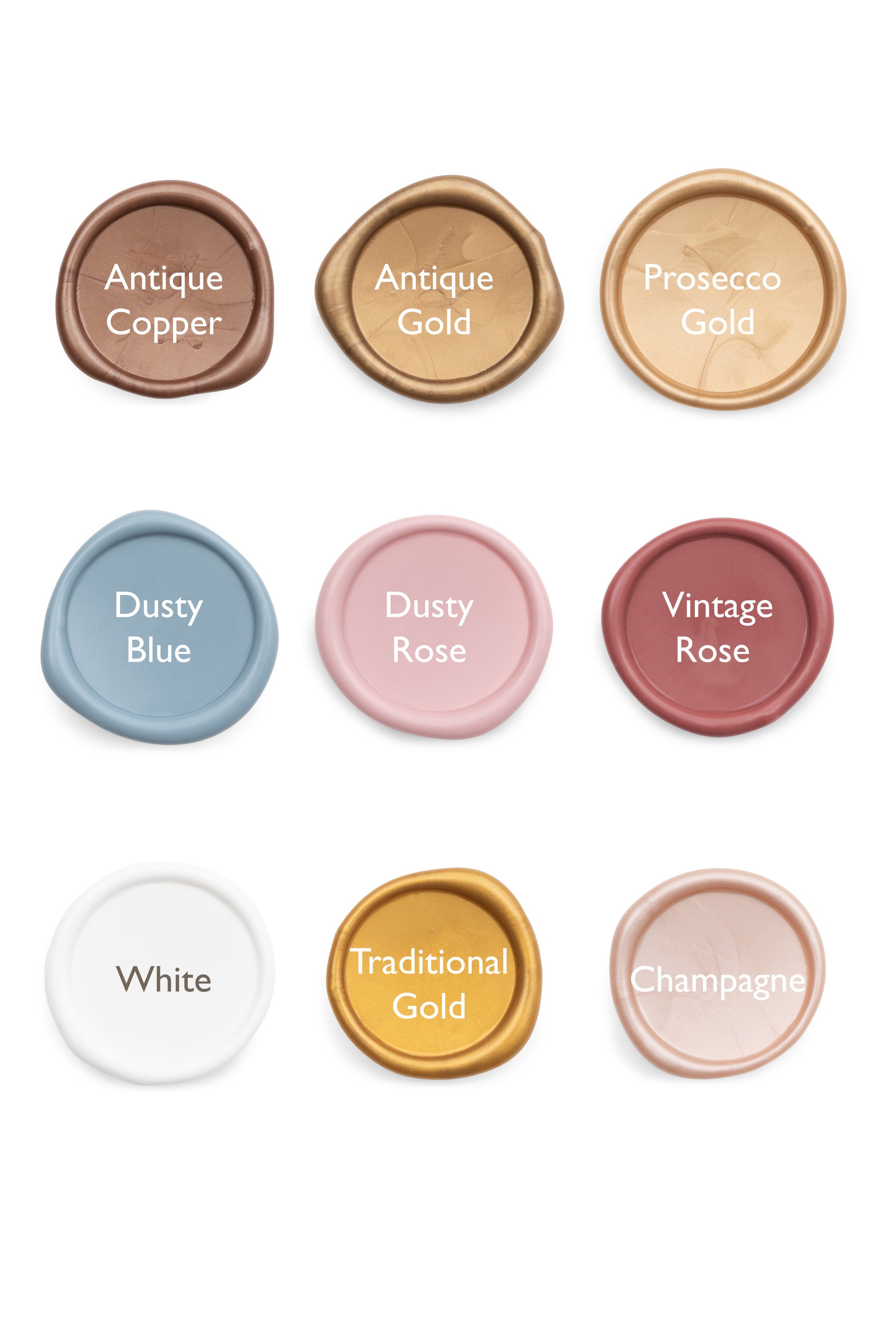 Wax Seal Buffalo Heart Design, Pre-made Sticker Wax Seals Set for ...