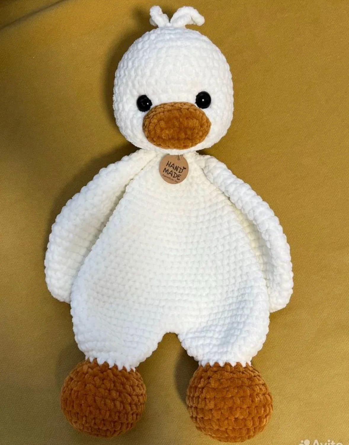Handmade Crochet Sleep Buddy for Babies – Soft Montessori-inspired ...