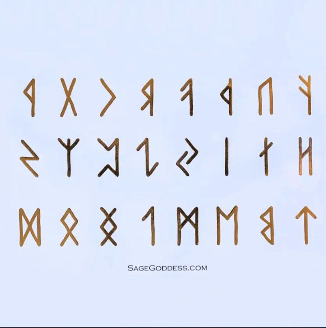 Gold Rune Flash Tattoos - Etsy