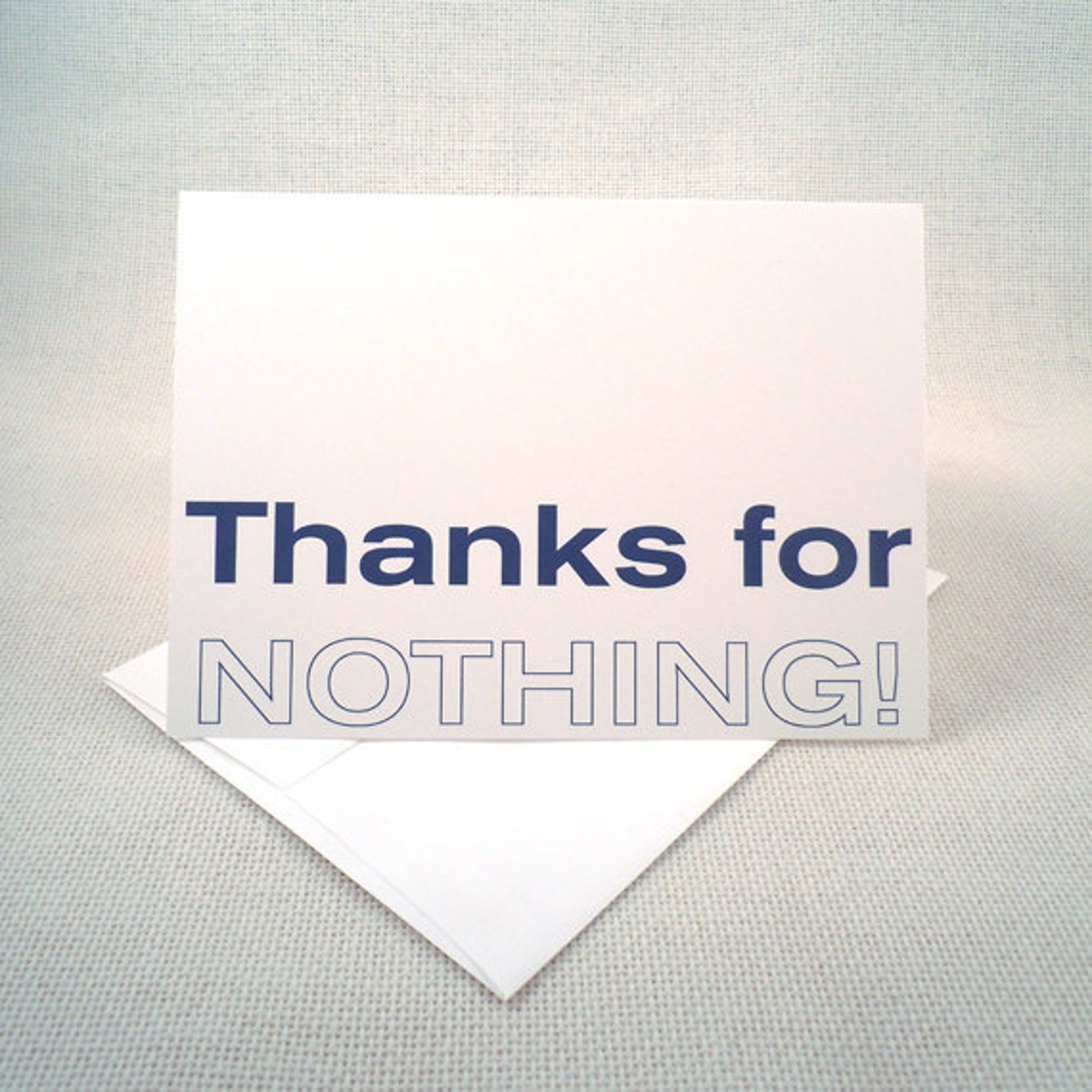 Thanks for Nothing Father's Day Card Funny and Sarcastic - Etsy