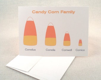 Candy Corn Card Corny Card Halloween Digital Download Halloween Card ...