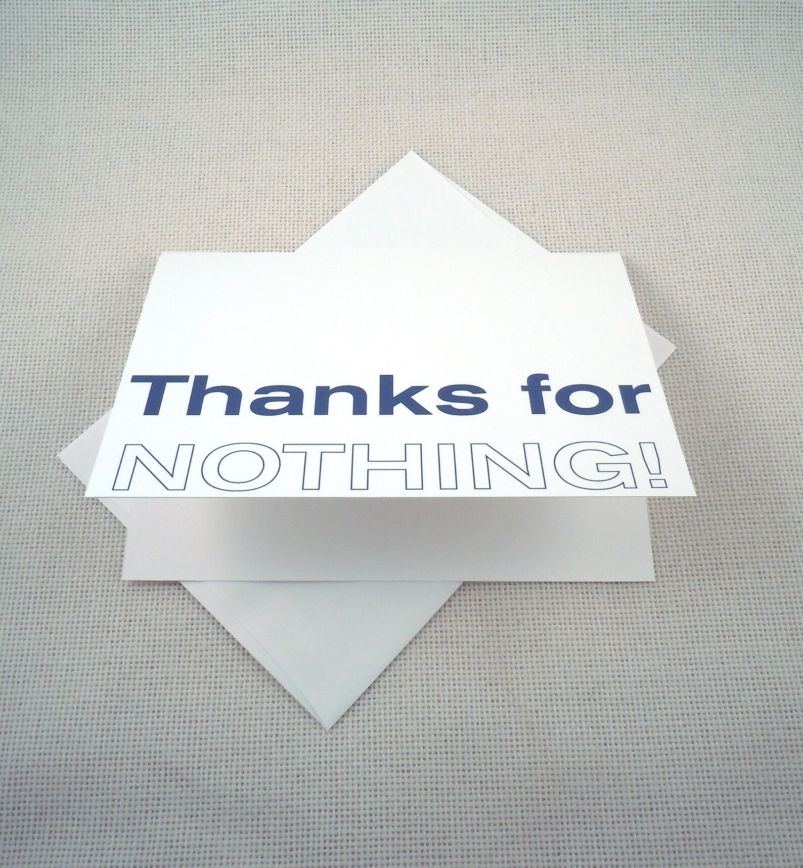 Thanks for Nothing Father's Day Card Funny and Sarcastic - Etsy