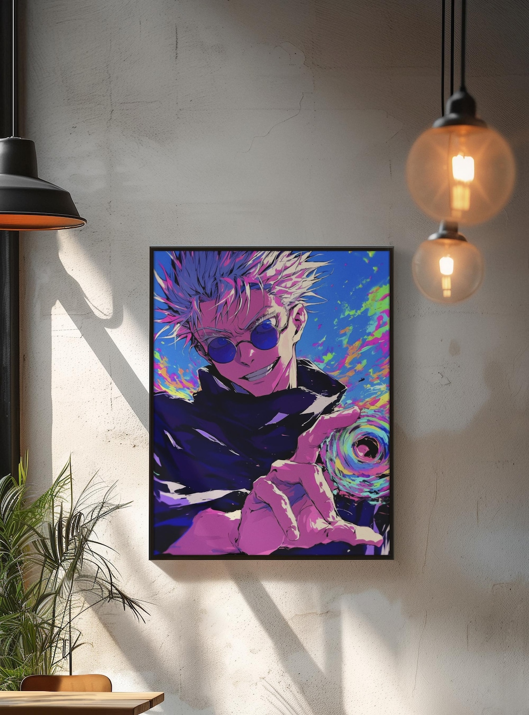 Gojo Satoru Poster,jujutsu Kaisen Digital Print,high Quality Japanese ...