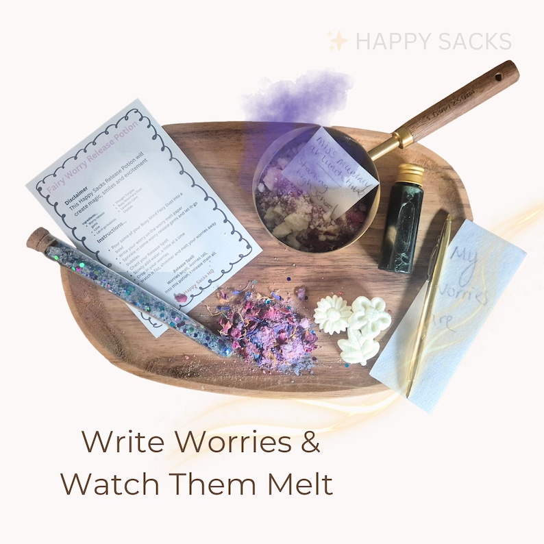 Kids Worry Potion Kit, Anxiety Relief, Mindfulness Activity, Sensory ...