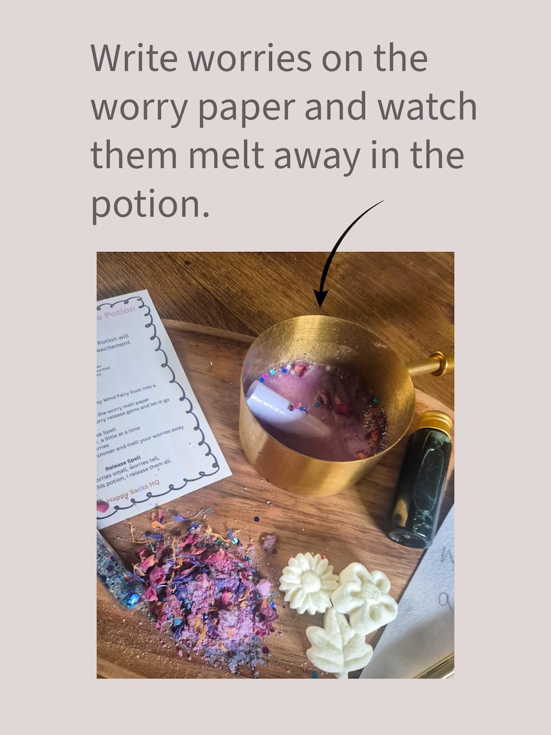 Kids Worry Potion Kit, Anxiety Relief, Mindfulness Activity, Sensory ...