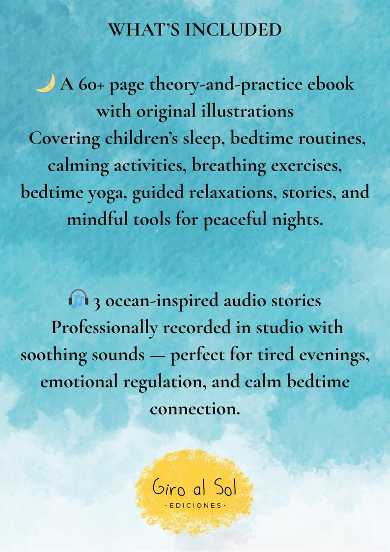 Spanish Bedtime Stories for Kids | Mindfulness Ebook for Children ...
