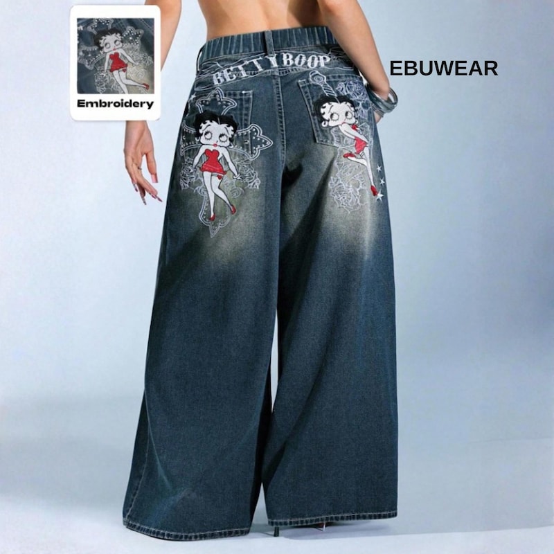 Cartoon Jeans - Etsy UK