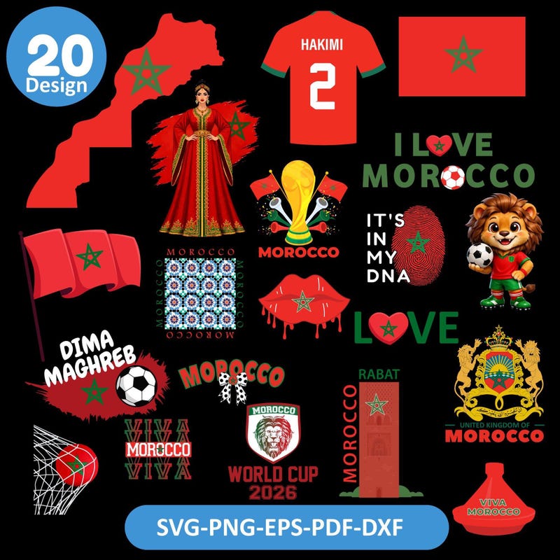 Moroccan Clipart Bundle - Etsy