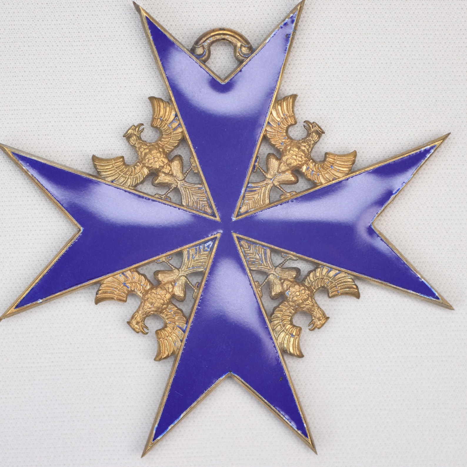WWI Pour Le Mérite Blue Max Replica - Solid 930 Silver & Grand Enamel ...