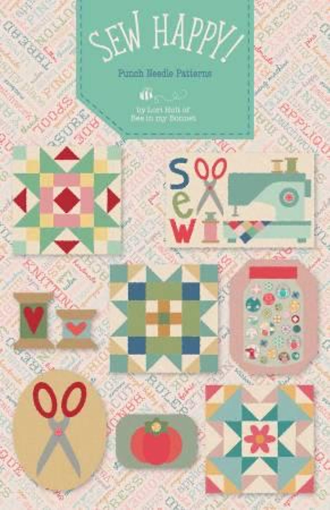 Lori Holt Sew Happy Punch Needle Pattern - Etsy