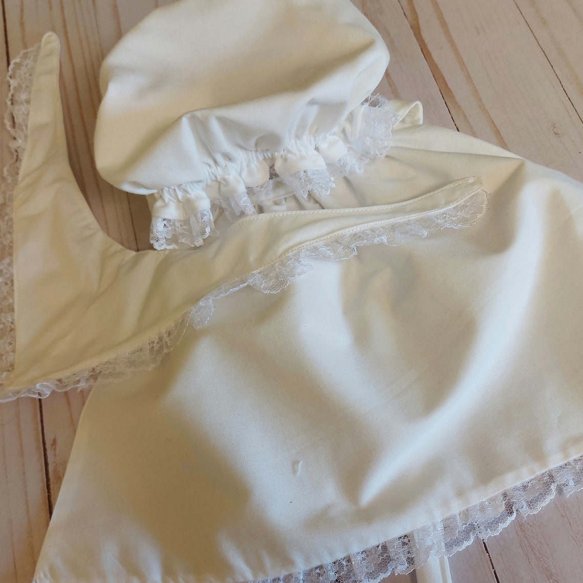 Colonial Day Dress With Apron Shawl and Mop Cap Fits - Etsy