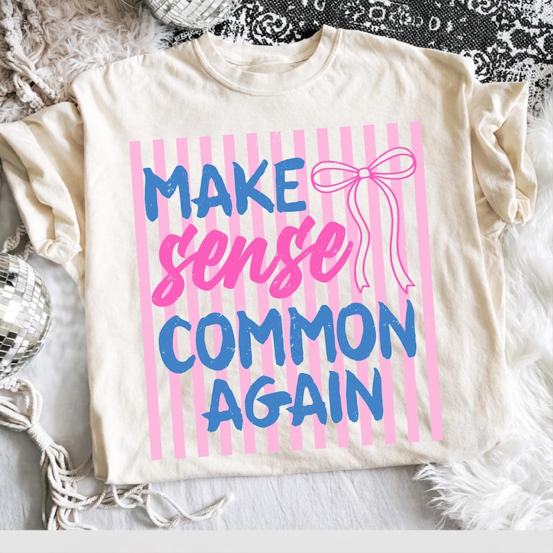 Common Sense T Shirts - Etsy
