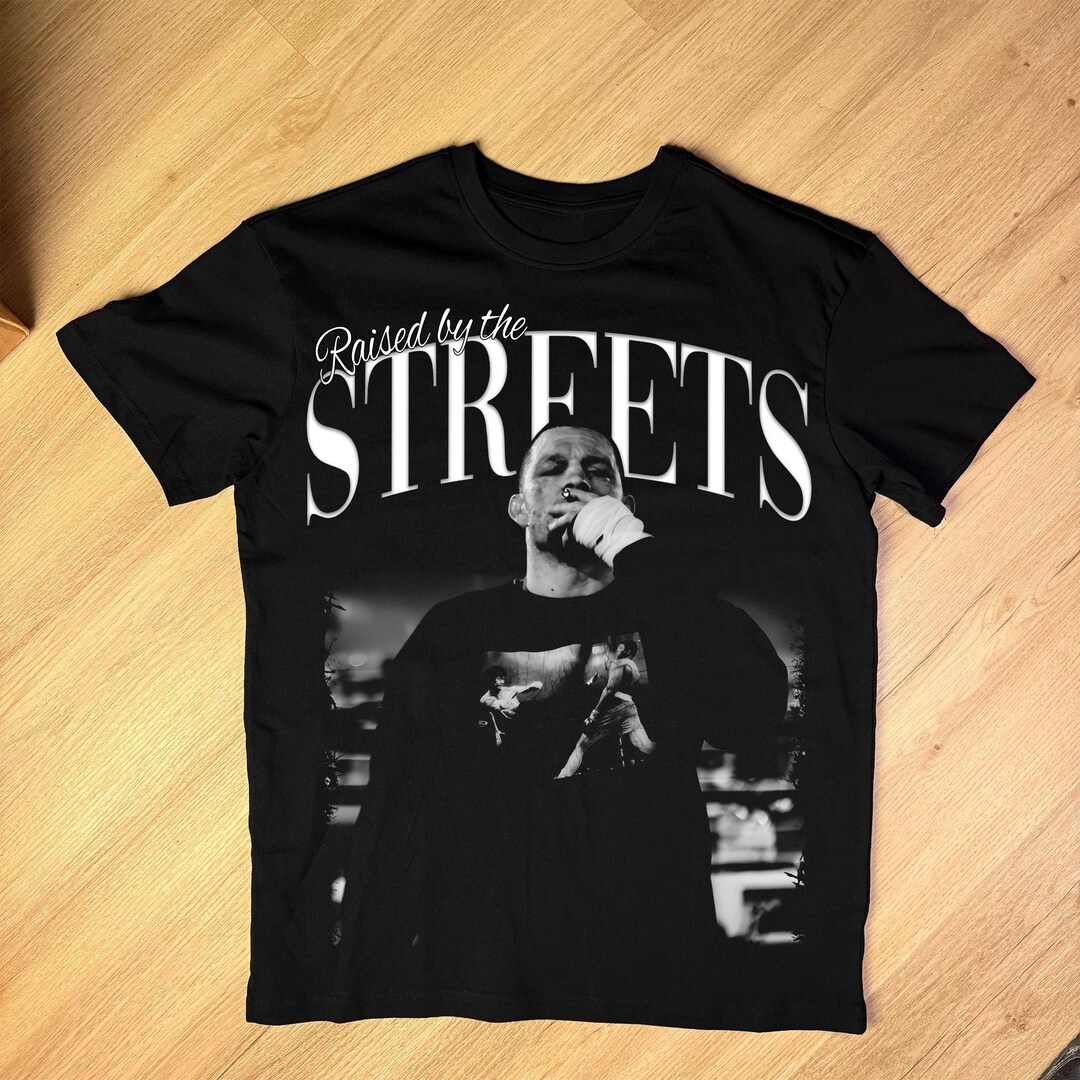Nate Diaz Inspired PNG, Raised by the Streets, Mma Fighter Graphic ...