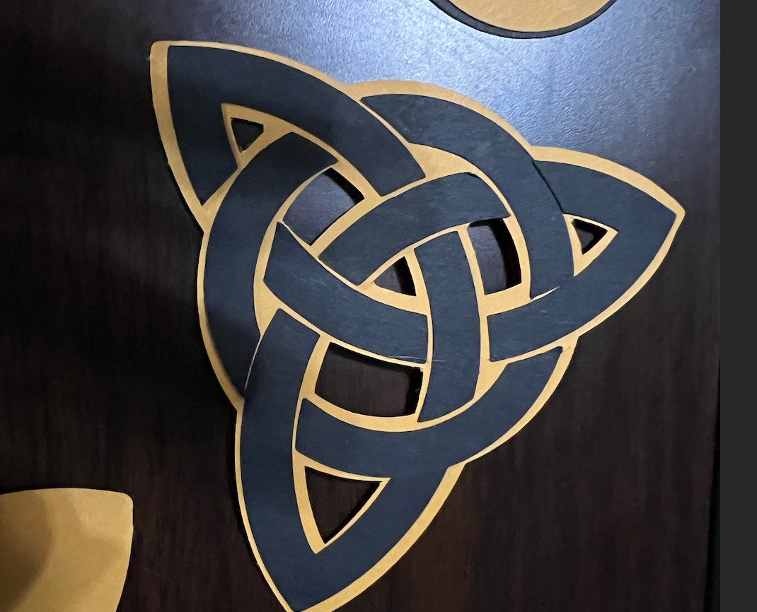 Celtic Knot Bundle, Trefoil and Heart Knot SVG Die Cut. - Etsy