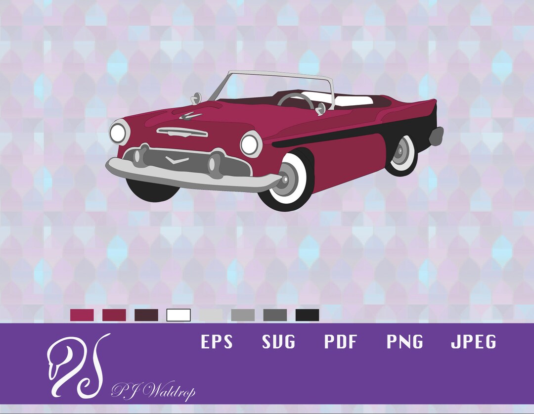 Vintage Car SVG, Desoto Cut File or Sublimation - Etsy