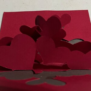 3D Pop up Heart Card, SVG Cut File - Etsy