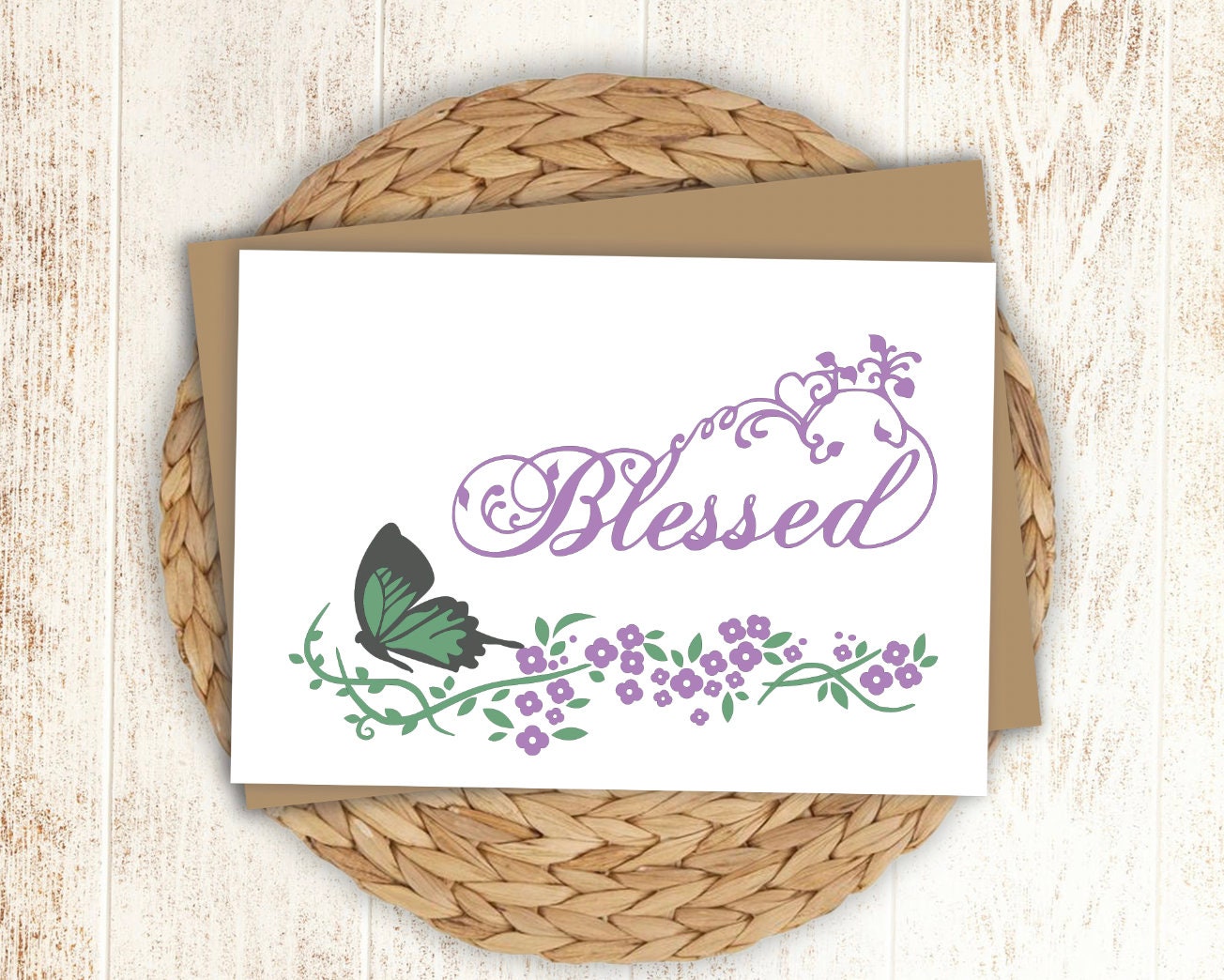 Blessed Butterfly, Svg and Sublimation File - Etsy