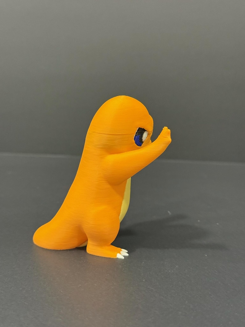 Charmander Inspired Window Figure , 3D Printed Pokemon Decor, Multiple ...