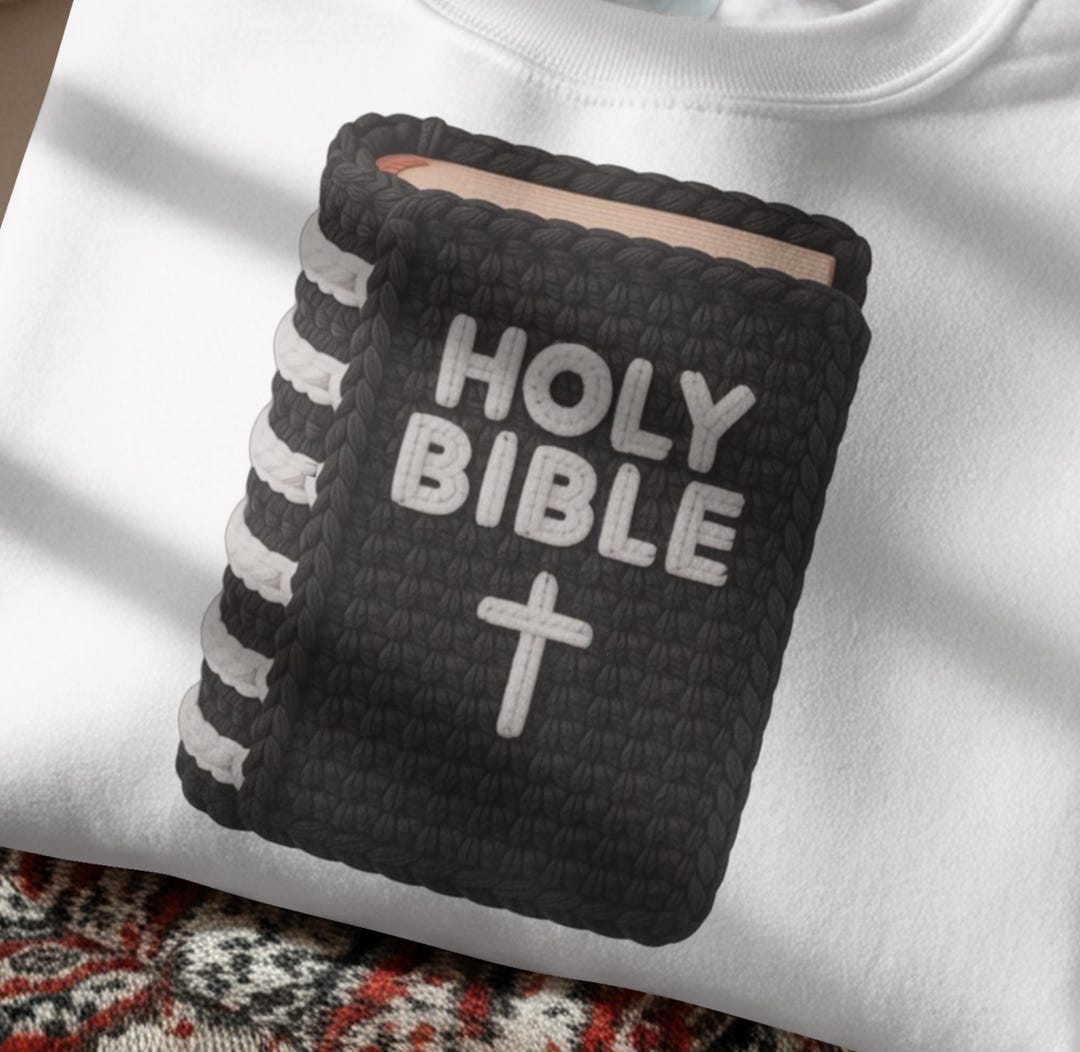 Bible Chunky Knit Faux Yarn PNG - Etsy