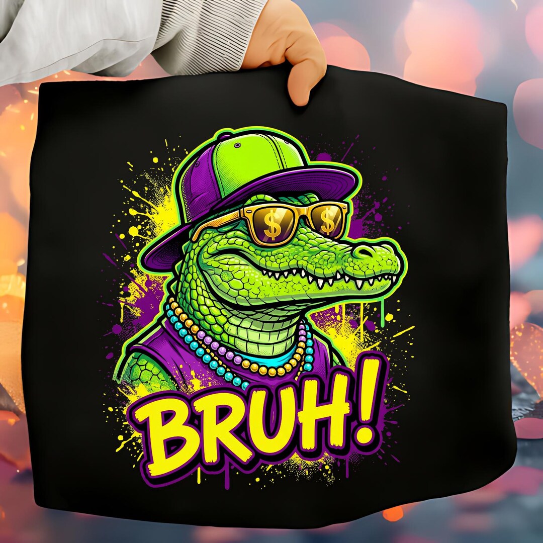 Bruh! Graffiti Alligator Vector Art, Street Svg Gator - Etsy