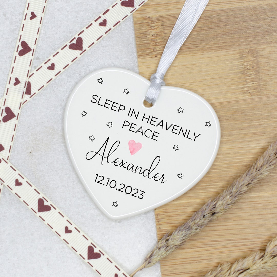 Personalised Baby Loss Memorial Ornament: Ceramic Keepsake - Etsy