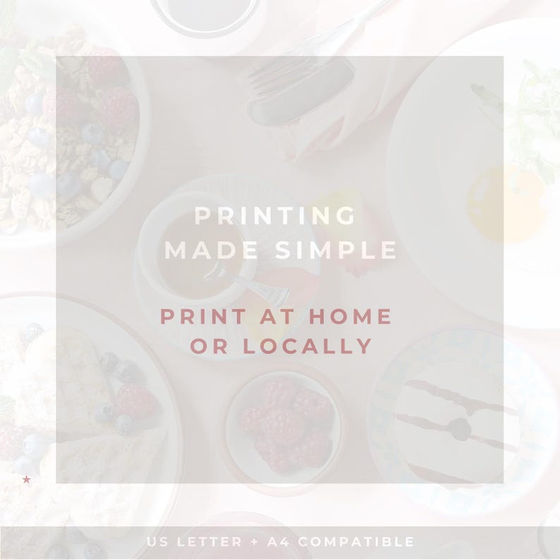 Editable Bar Menu Canva Template | Signature Drinks Card Set | Minimal ...