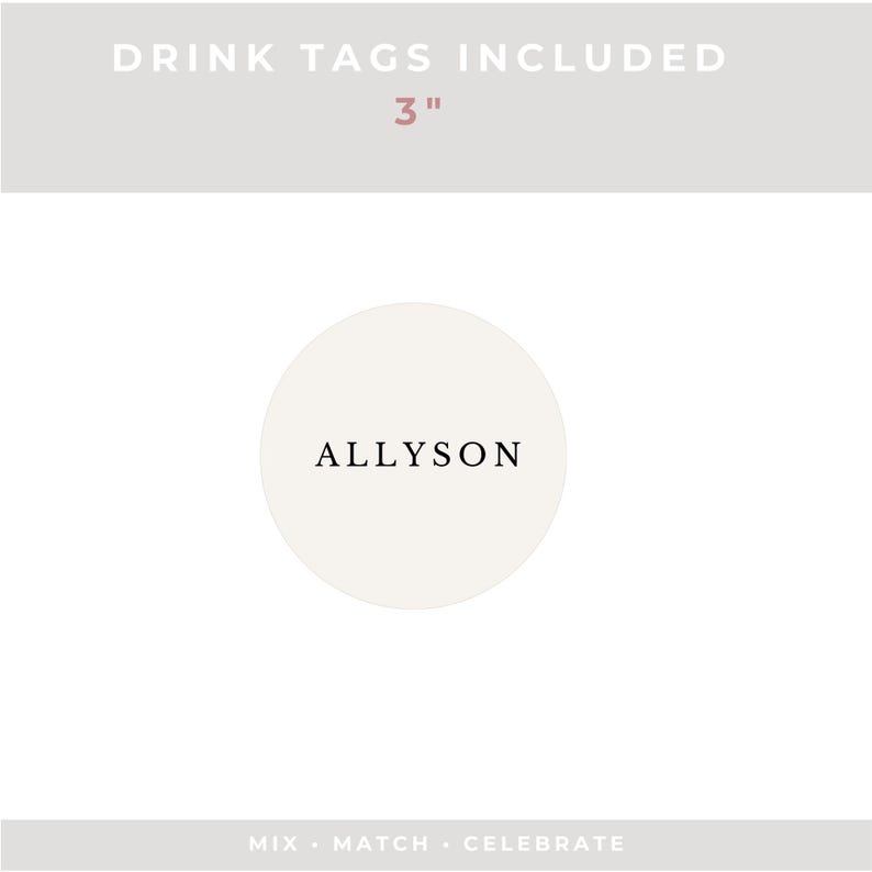 Editable Bar Menu Canva Template | Signature Drinks Card Set | Minimal ...