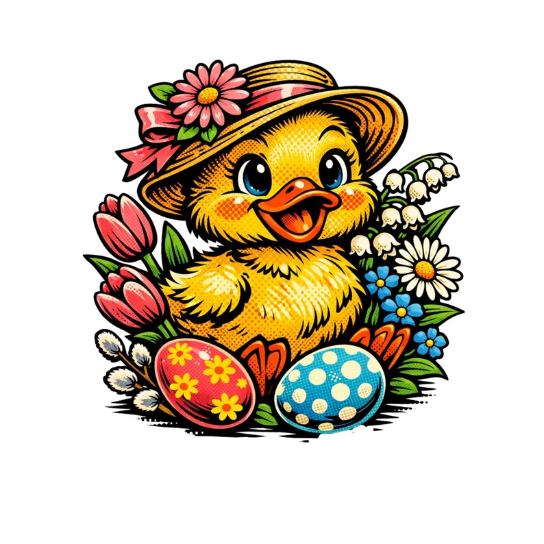 Cute Easter Animals Clipart PNG | Bunny Fox Chick Lamb Hedgehog | Mug ...
