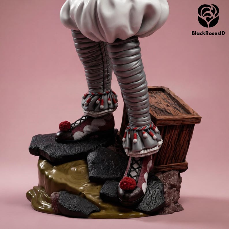 Pennywise STL Statue | 1:6 Scale Horror Clown Collectible | Movie ...