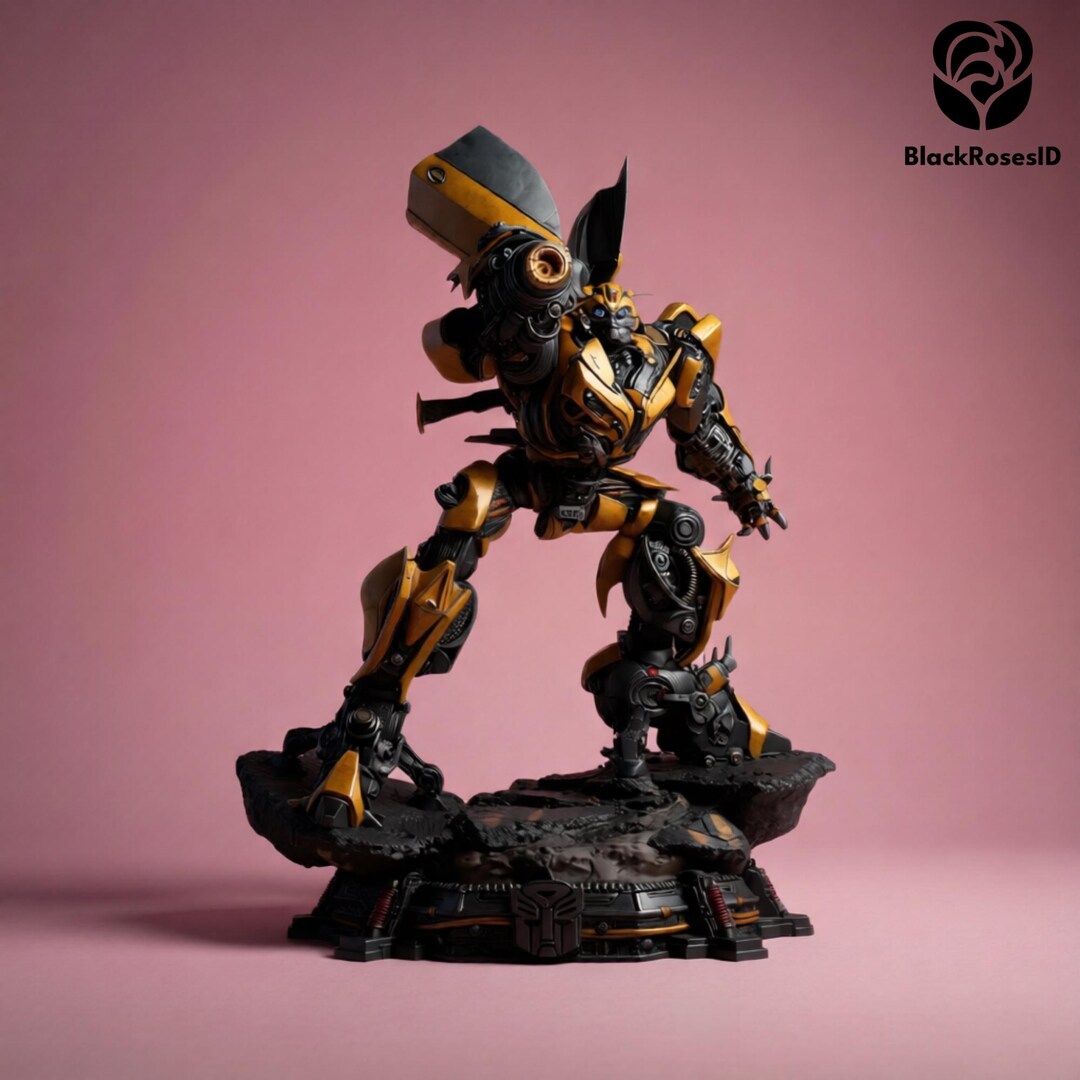 Bumblebee STL 3D Model | Transformers Autobot Statue (digital Download ...