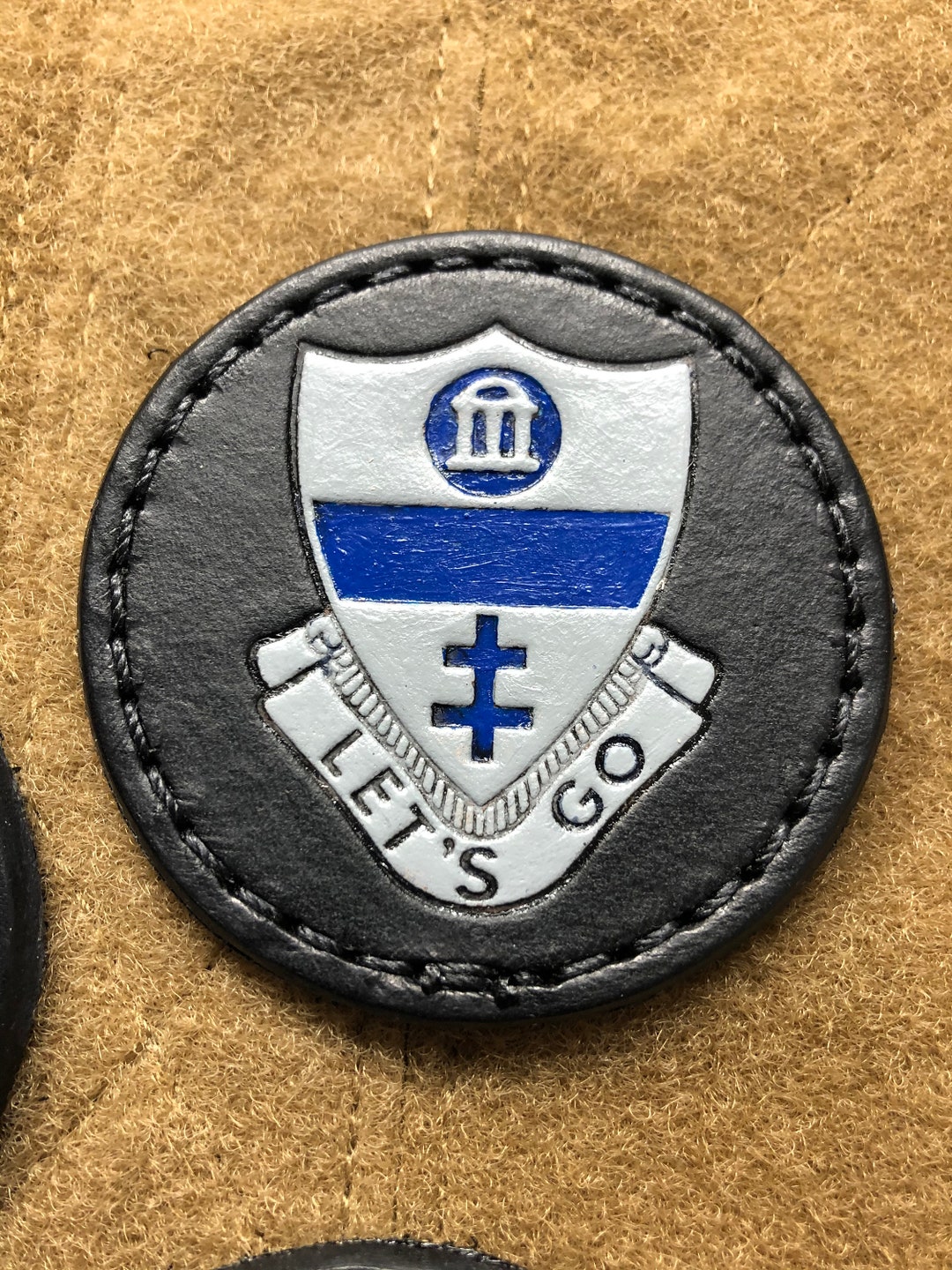 325th 1 X Leather Patch - Etsy