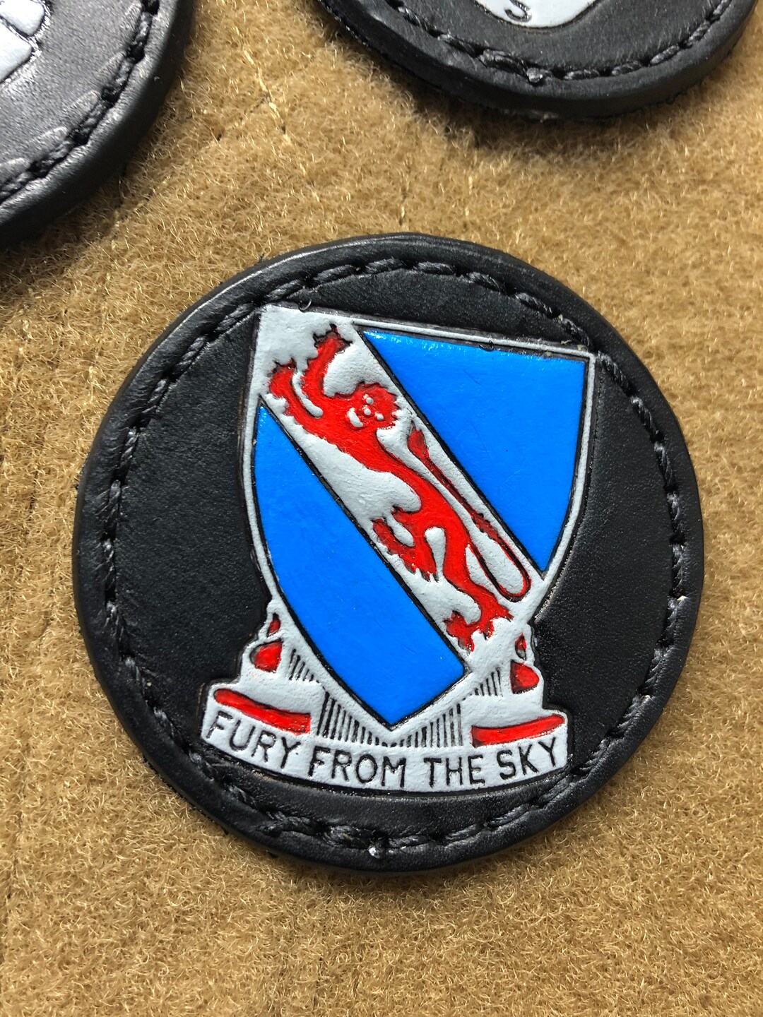 508th 1 X Leather Patch - Etsy
