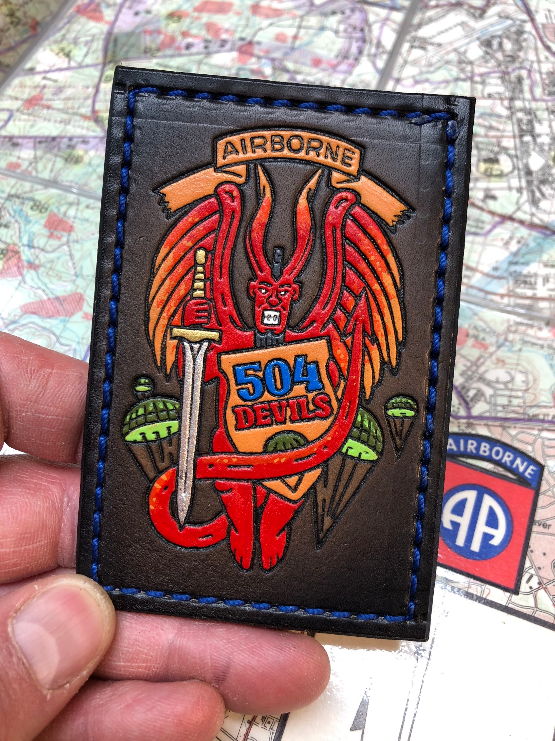 504th PIR Devil Patch or Magnet - Etsy