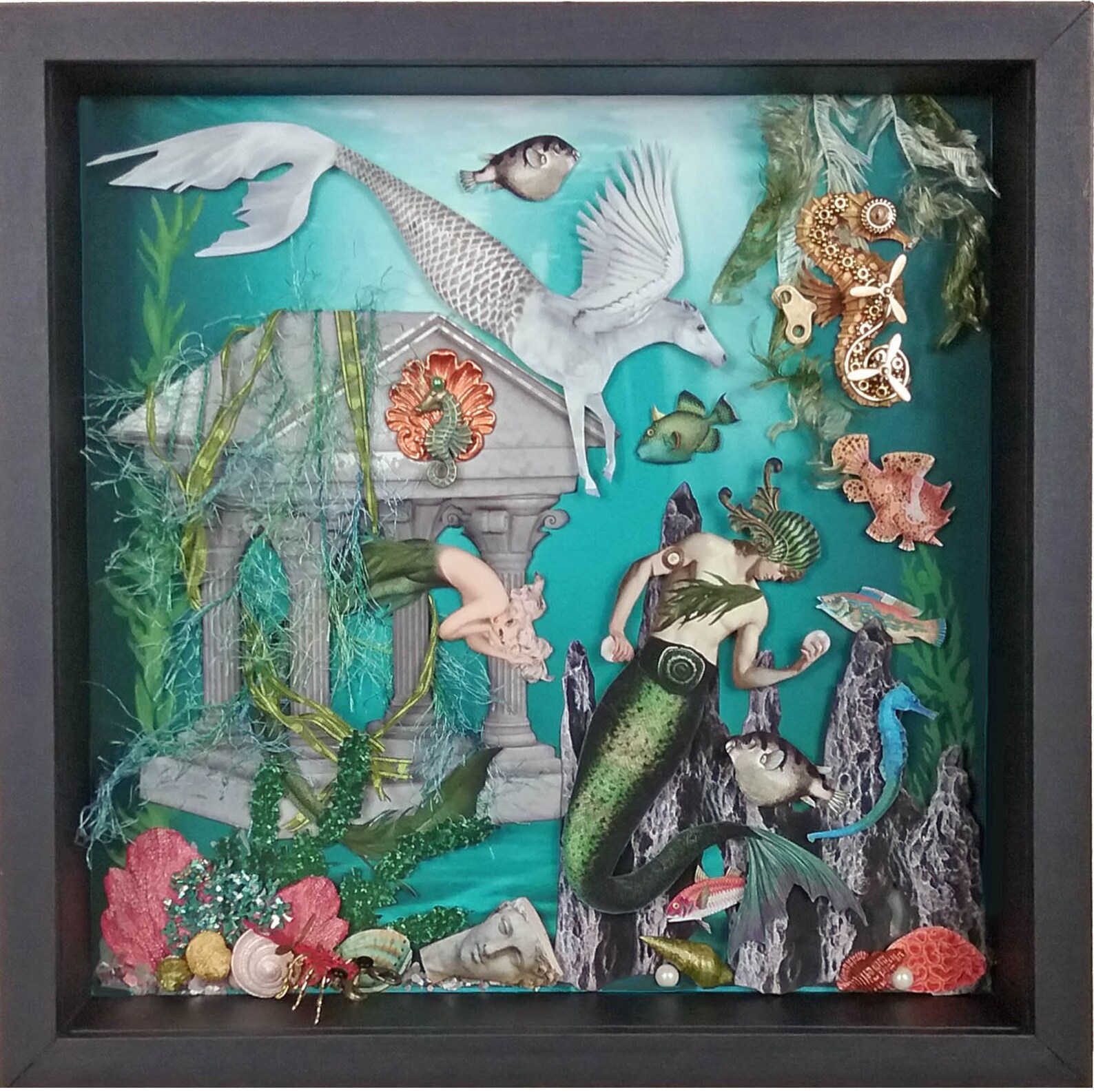 Mermen Collage Sheet Digital Printable Instant Download | Etsy