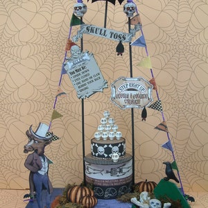 Halloween Carnival Games #2 - Miniature Bag the Rats & Skull Toss ...