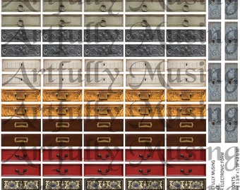 Hinges Collage Sheet Digital Printable Instant Download - Etsy