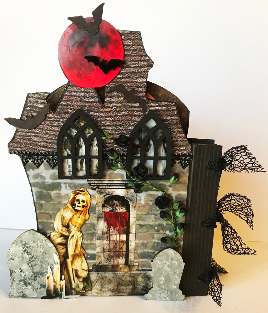 Large House of Horror - 101 Separate Images - Miniature Halloween ...