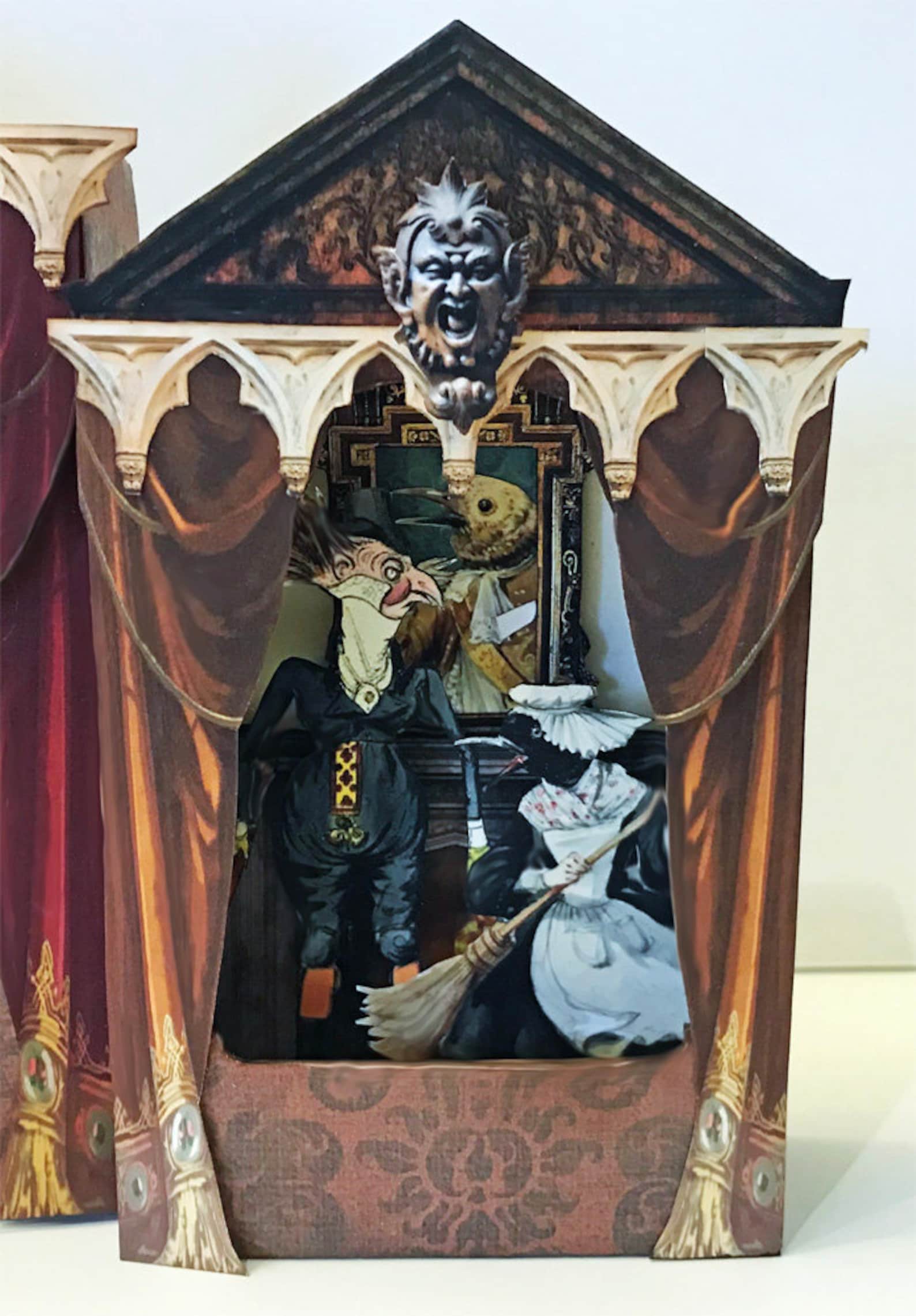 Mini Gothic Architecture Miniature Halloween Collage Sheet - Etsy