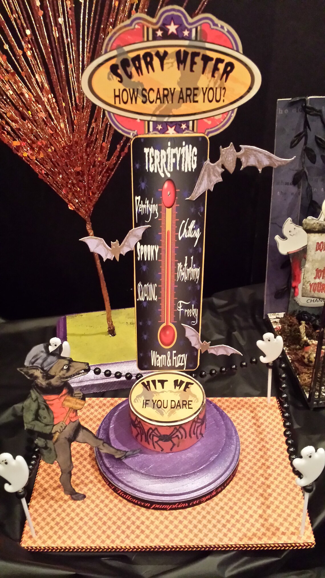 Halloween Carnival Games #3 - Miniature Scary Meter & Stare Down a ...